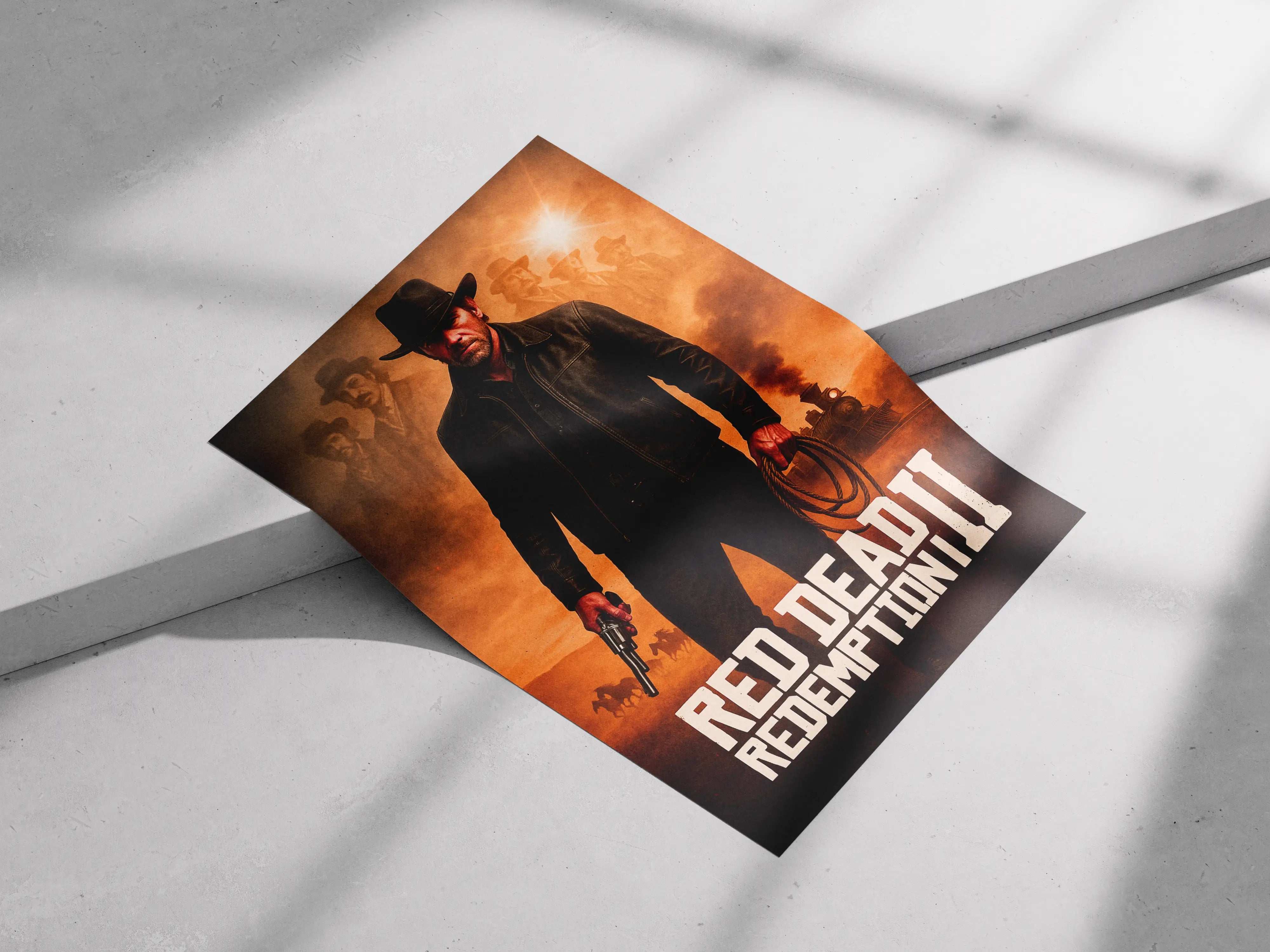 Red Dead Redemption 2 Poster – Arthur Morgan Western Art | RDR2 Gaming ...